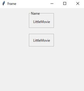 【Python】Tkinterのラベルフレームを使ってグループ化する方法 - Little Movie
